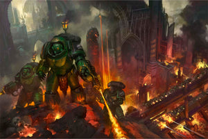 Salamanders Art Print – Warhammer 40K Collectible – Warhammer Art