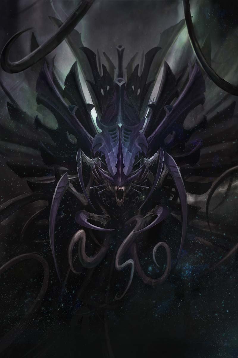 Shadow in the Warp – Warhammer Art