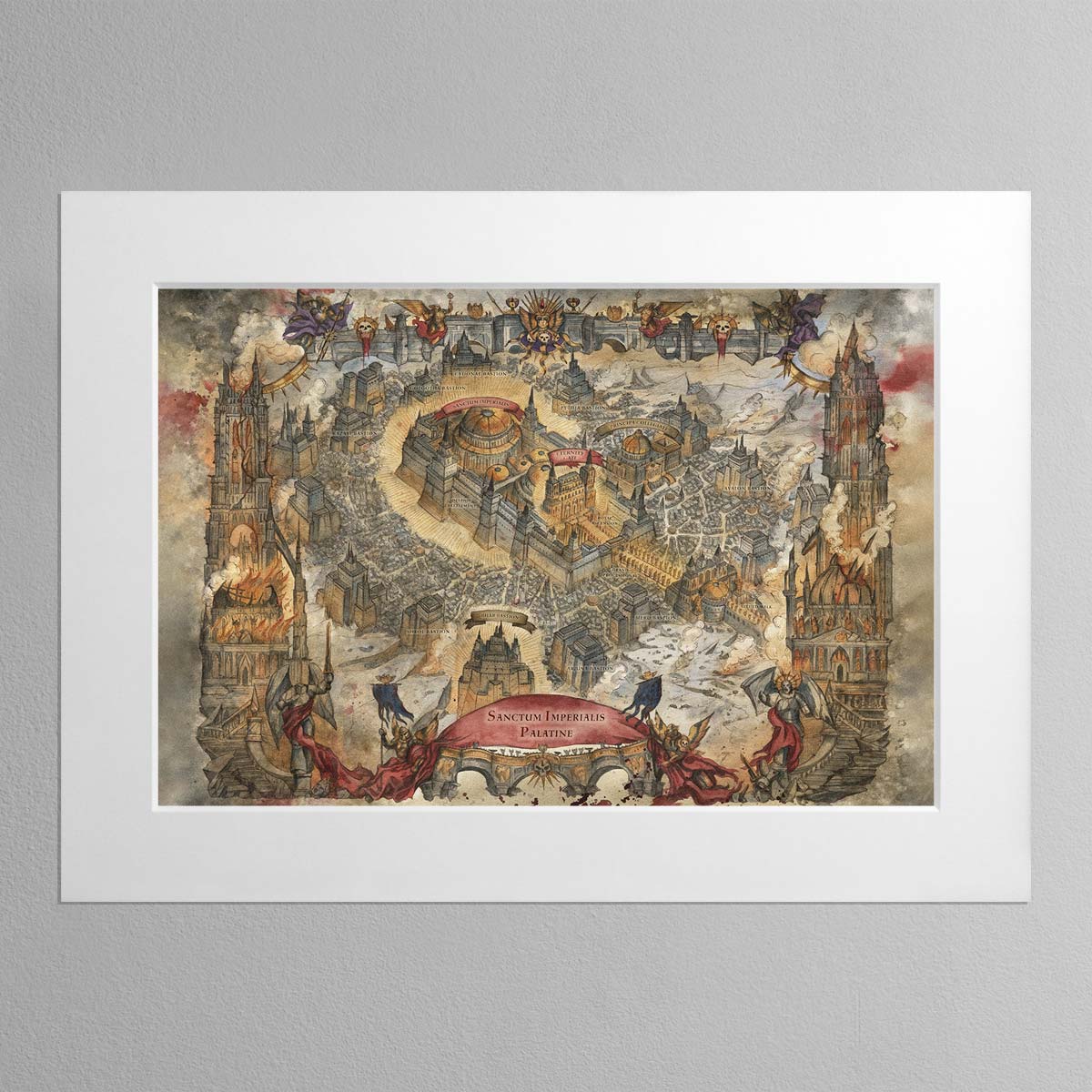 Siege of Terra Echoes of Eternity Map Art Print – The Horus Heresy ...