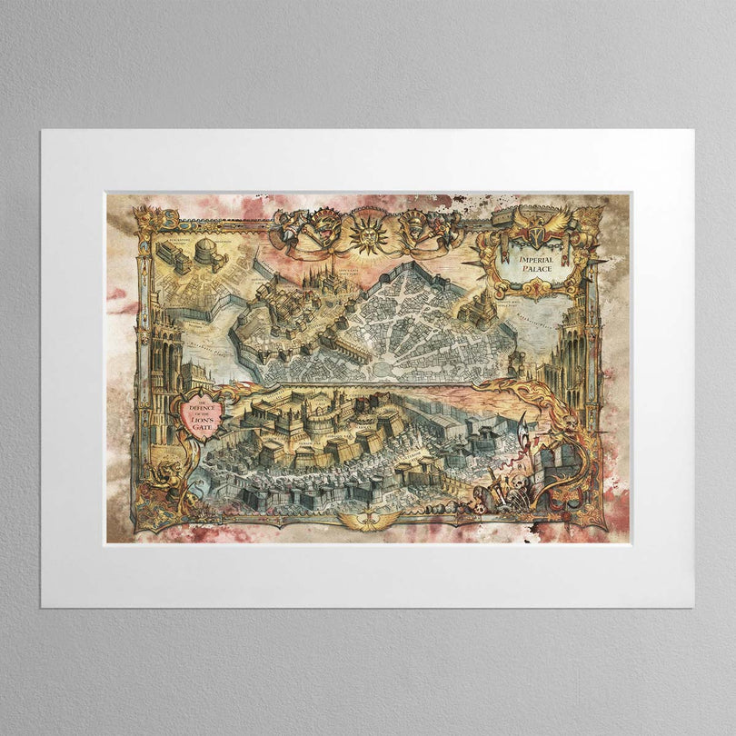 Siege of Terra Saturnine Map Art Print – The Horus Heresy Collectible ...