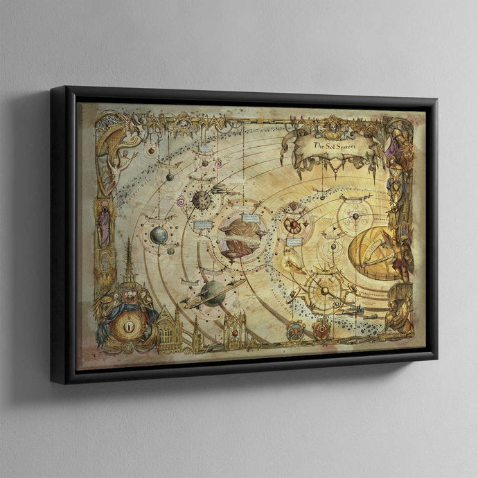 Siege of Terra The Solar War Map - Warhammer Art