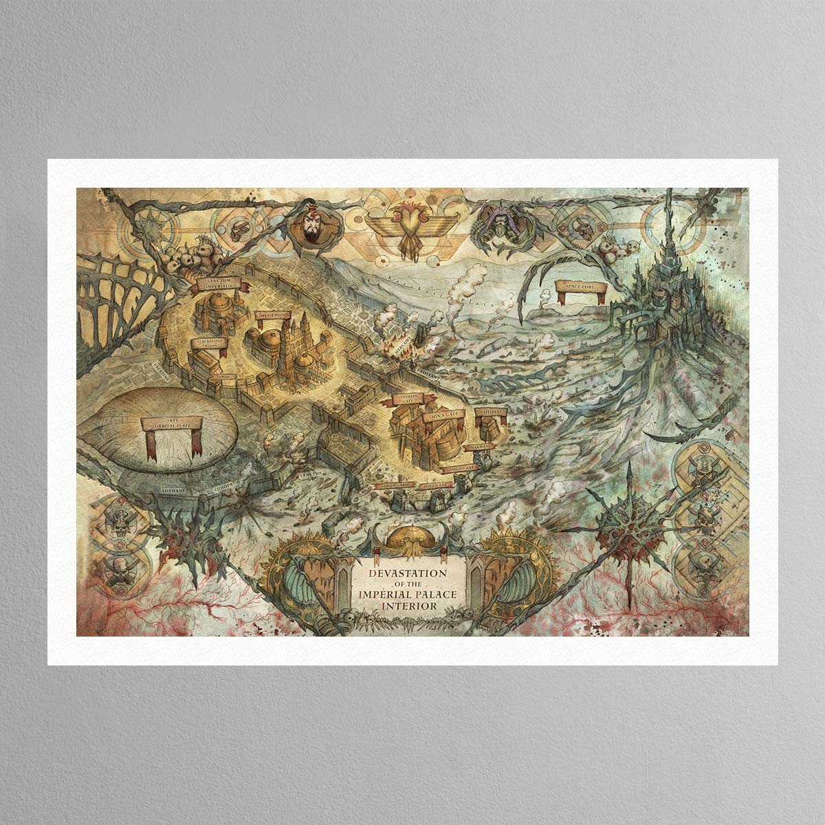 Siege of Terra Warhawk Map Art Print – The Horus Heresy Collectible ...