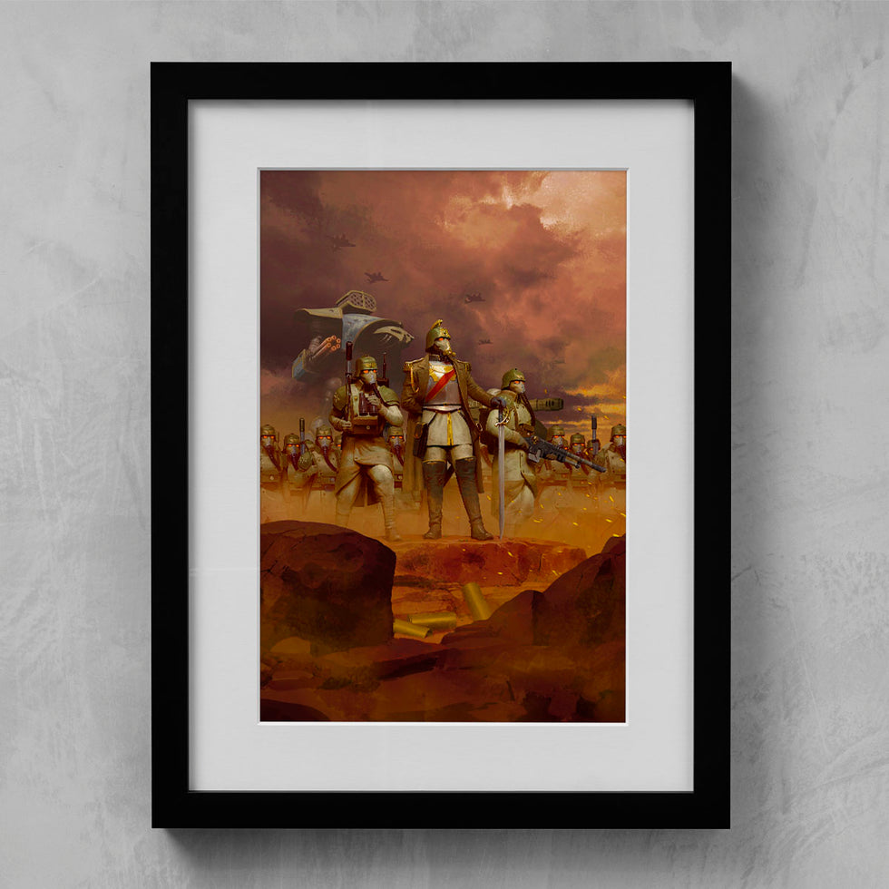 Siege of Vraks Art Print – Warhammer 40K Collectible – Warhammer Art