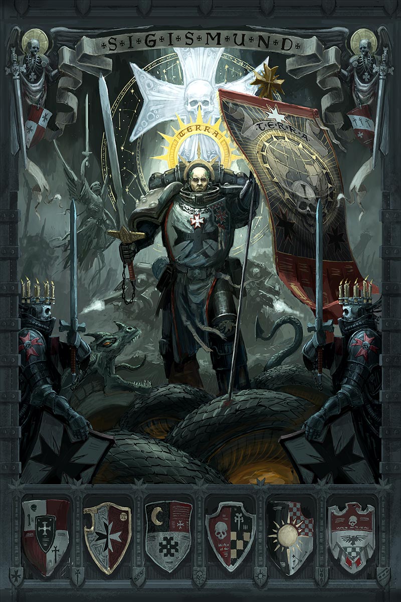 Sigismund Art Print – Warhammer 40K Collectible – Warhammer Art