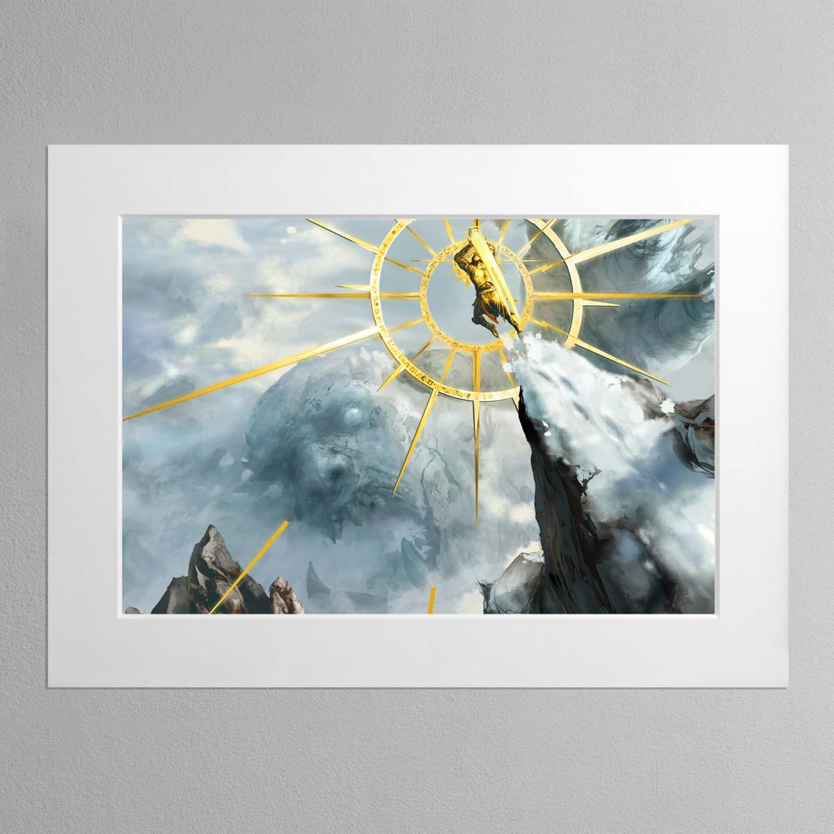 Sigmar vs Behemat Art Print – Age of Sigmar Collectible – Warhammer ...