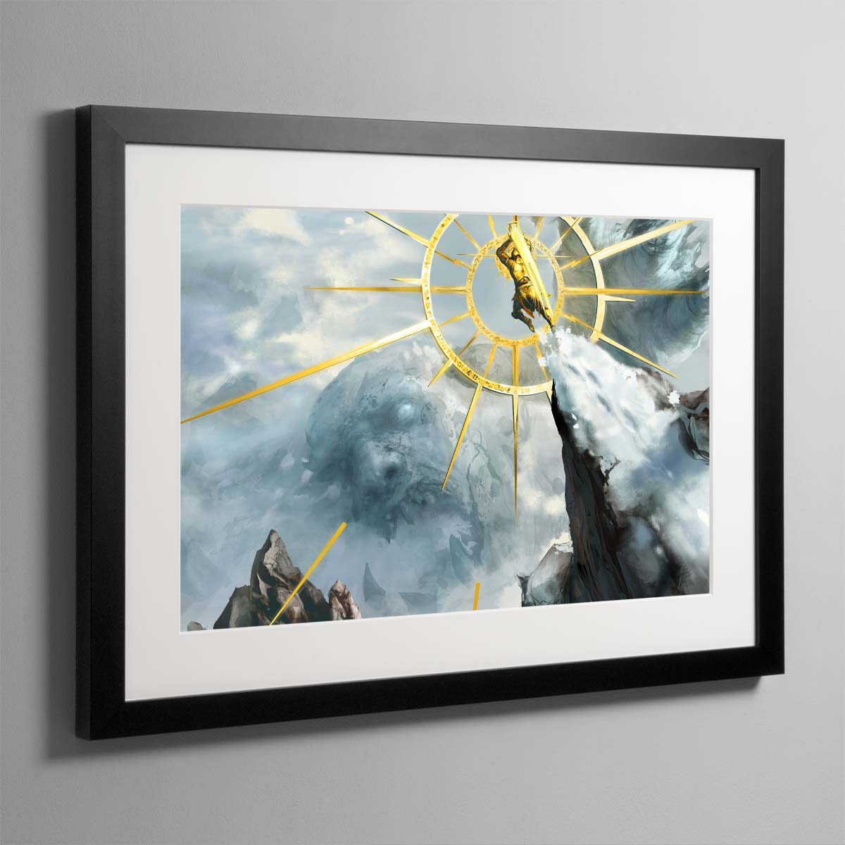 Sigmar vs Behemat Art Print – Age of Sigmar Collectible – Warhammer ...