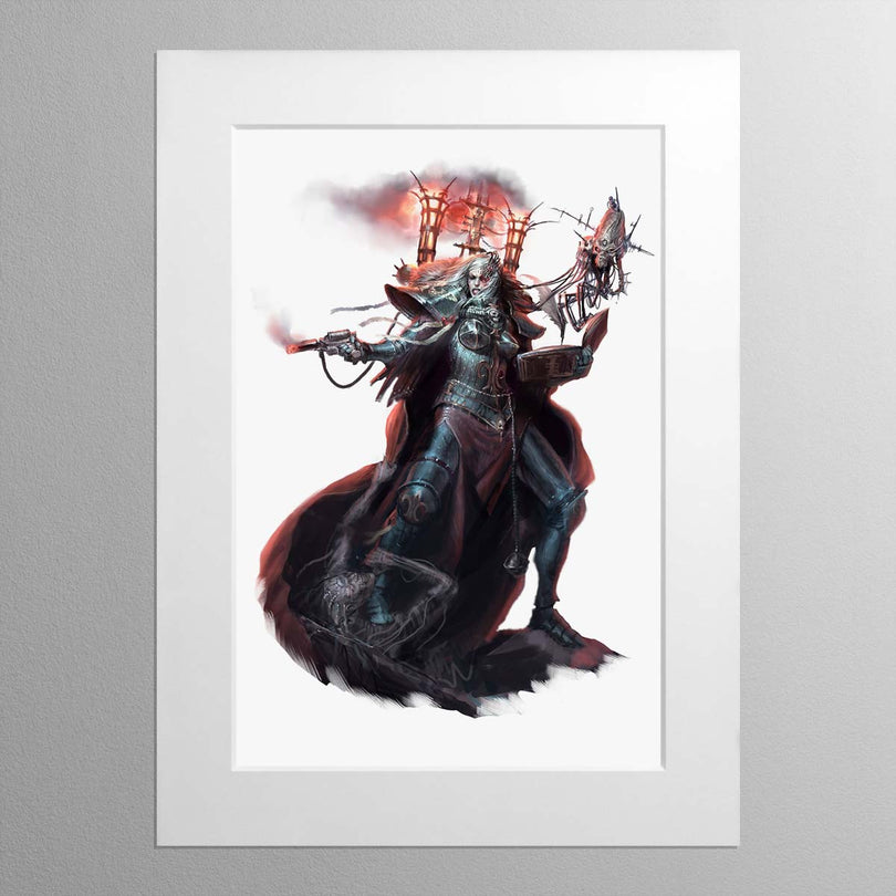 Sisters of Battle 40k - Canoness Art Print – Warhammer 40K Collectible ...