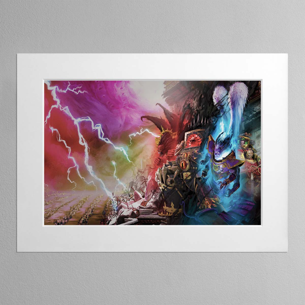 Slaves to Darkness Art Print – Warhammer 40K Collectible – Warhammer Art