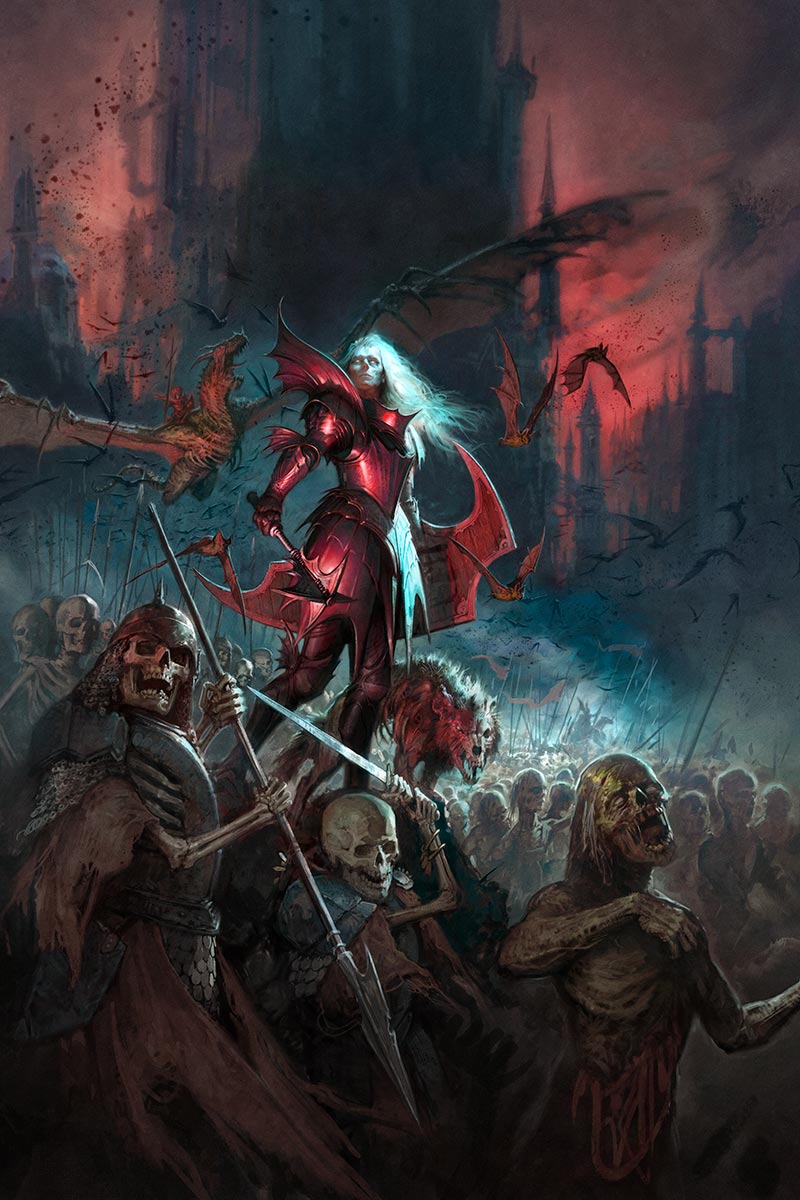 Soulblight Vampire Lord Art Print – Age of Sigmar Collectible ...
