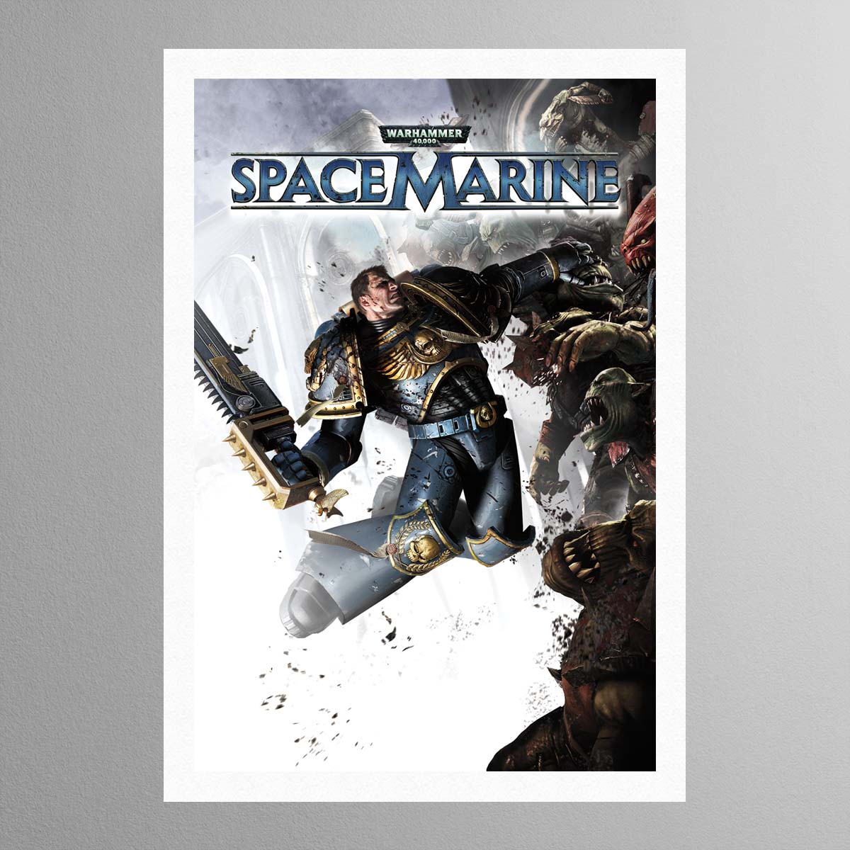 Warhammer 40k Space Marine Art Art Print Warhammer Art