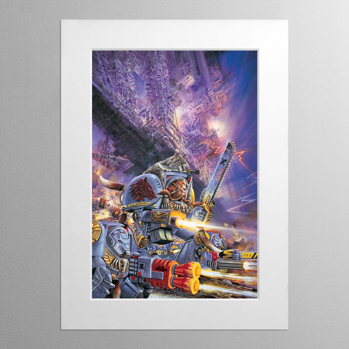 Space Wolf Terminators Artwork Art Print – Warhammer 40K Collectible ...