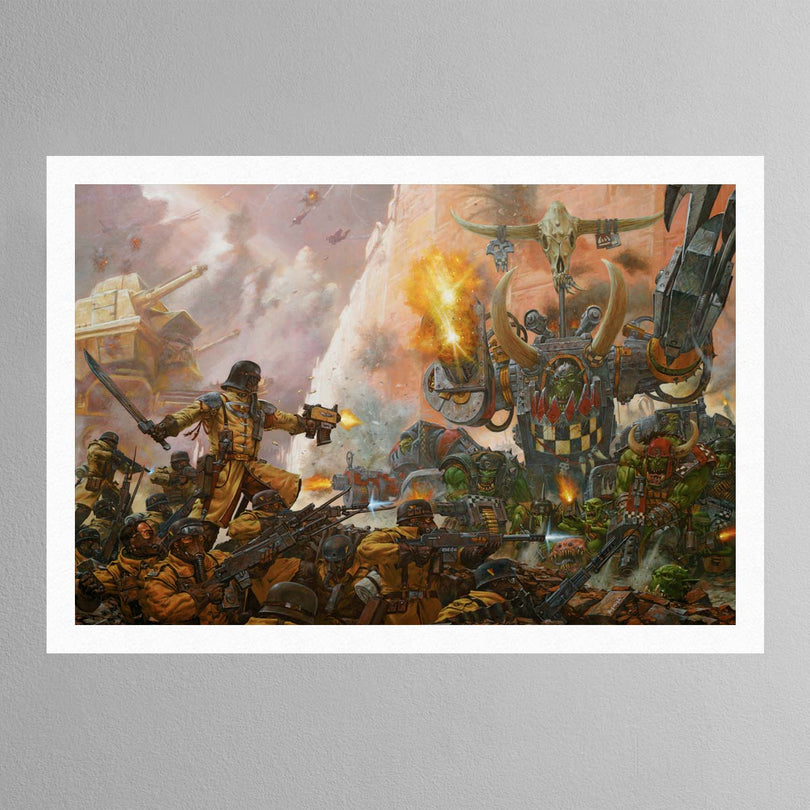 Steel Legion Art Print – Warhammer 40K Collectible – Warhammer Art