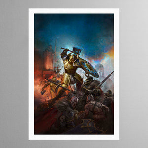 Stormcast Eternals Annihilator Art Print – Age of Sigmar Collectible ...
