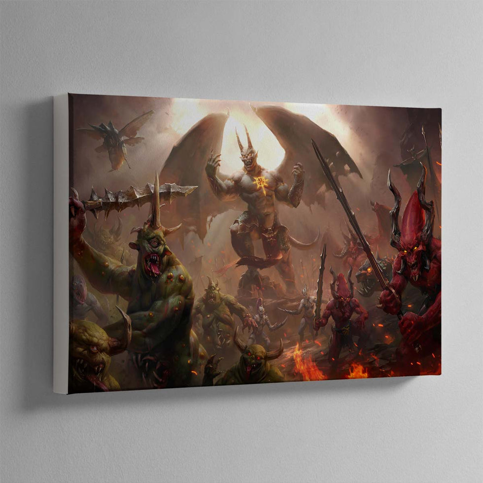 Total War Warhammer III - Daemons of Chaos Art Print – Game Artwork ...