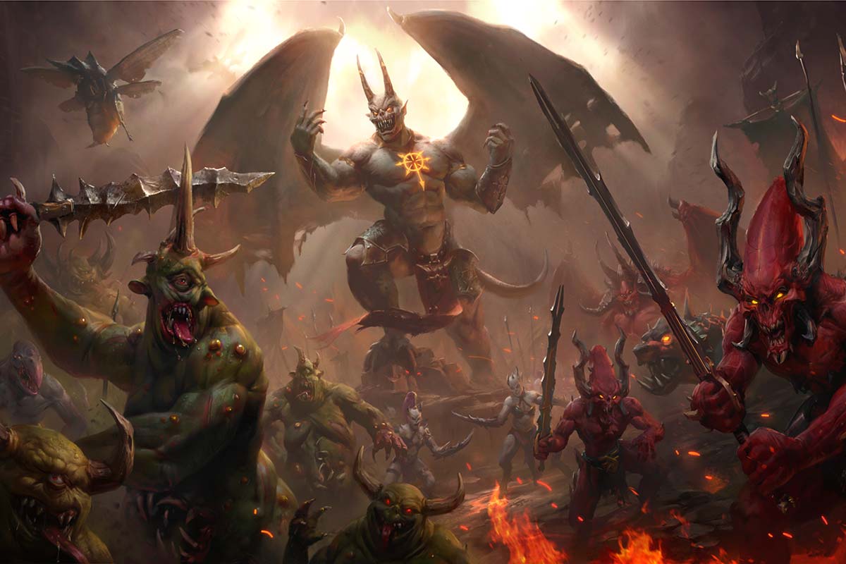 Total War Warhammer III - Daemons of Chaos Art Print – Game Artwork ...