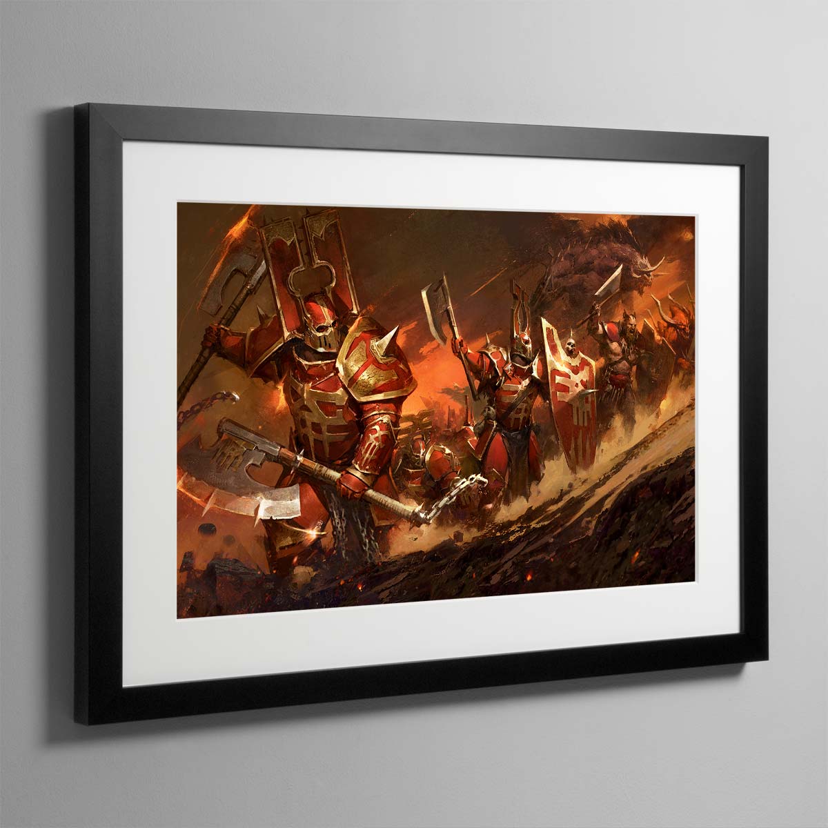 Total War Warhammer III - Khorne Art Print – Game Artwork – Warhammer ...