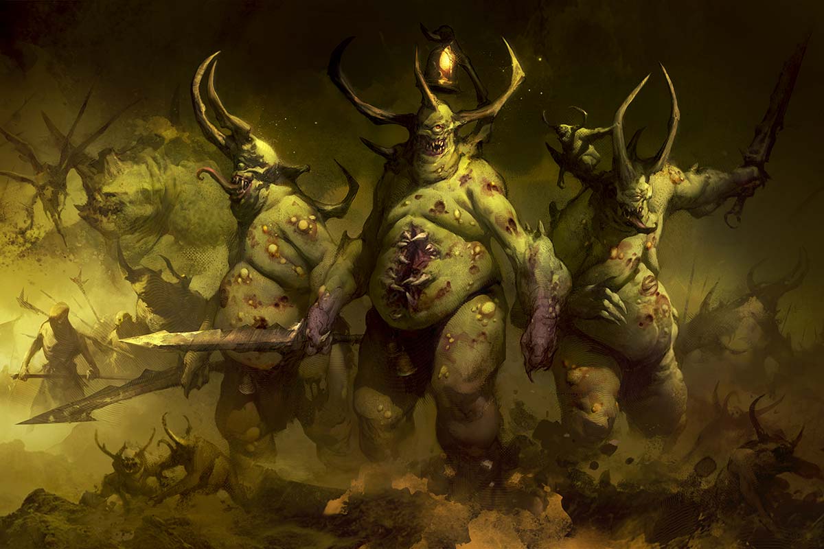 Total War Warhammer III - Nurgle Art Print – Game Artwork – Warhammer ...
