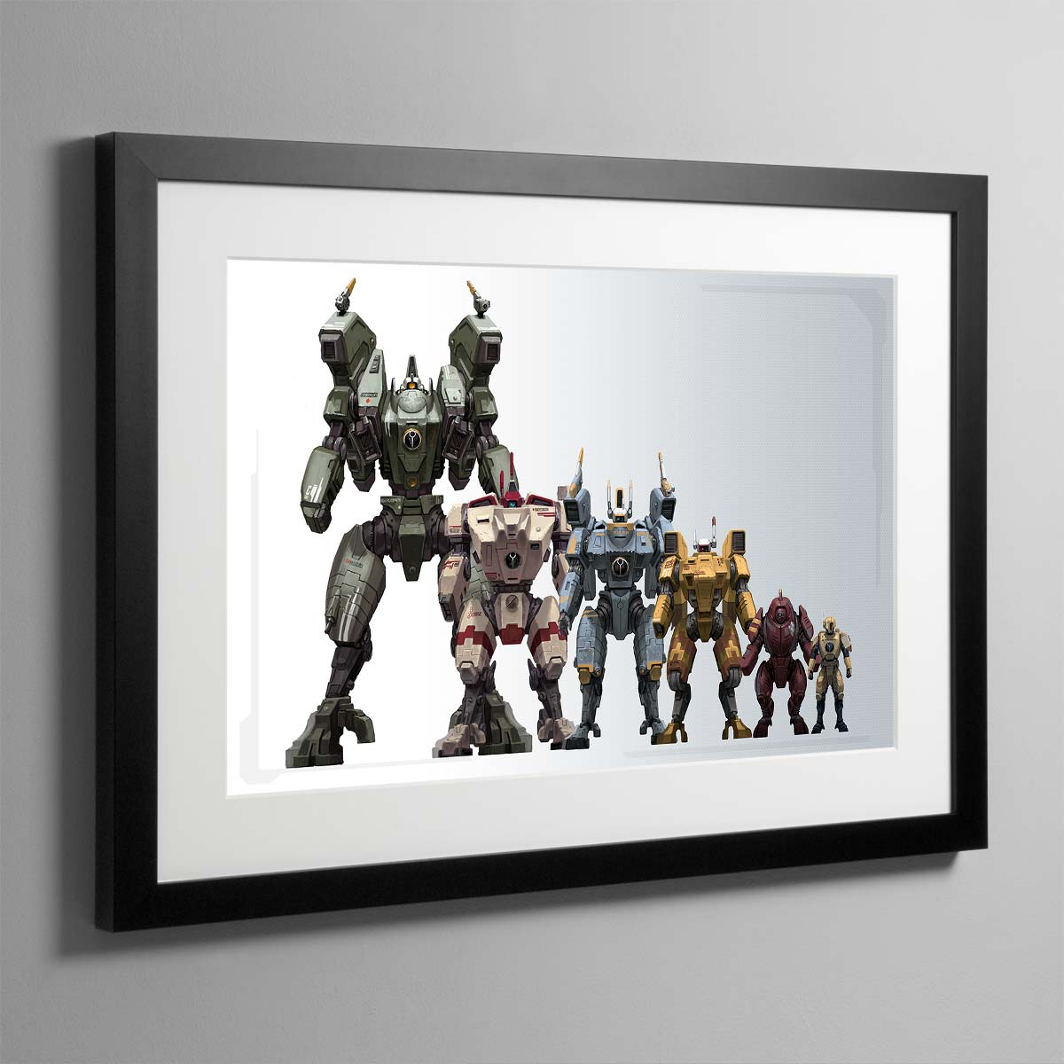 T'au Battlesuit Size Chart Art Print – Warhammer 40K Collectible ...
