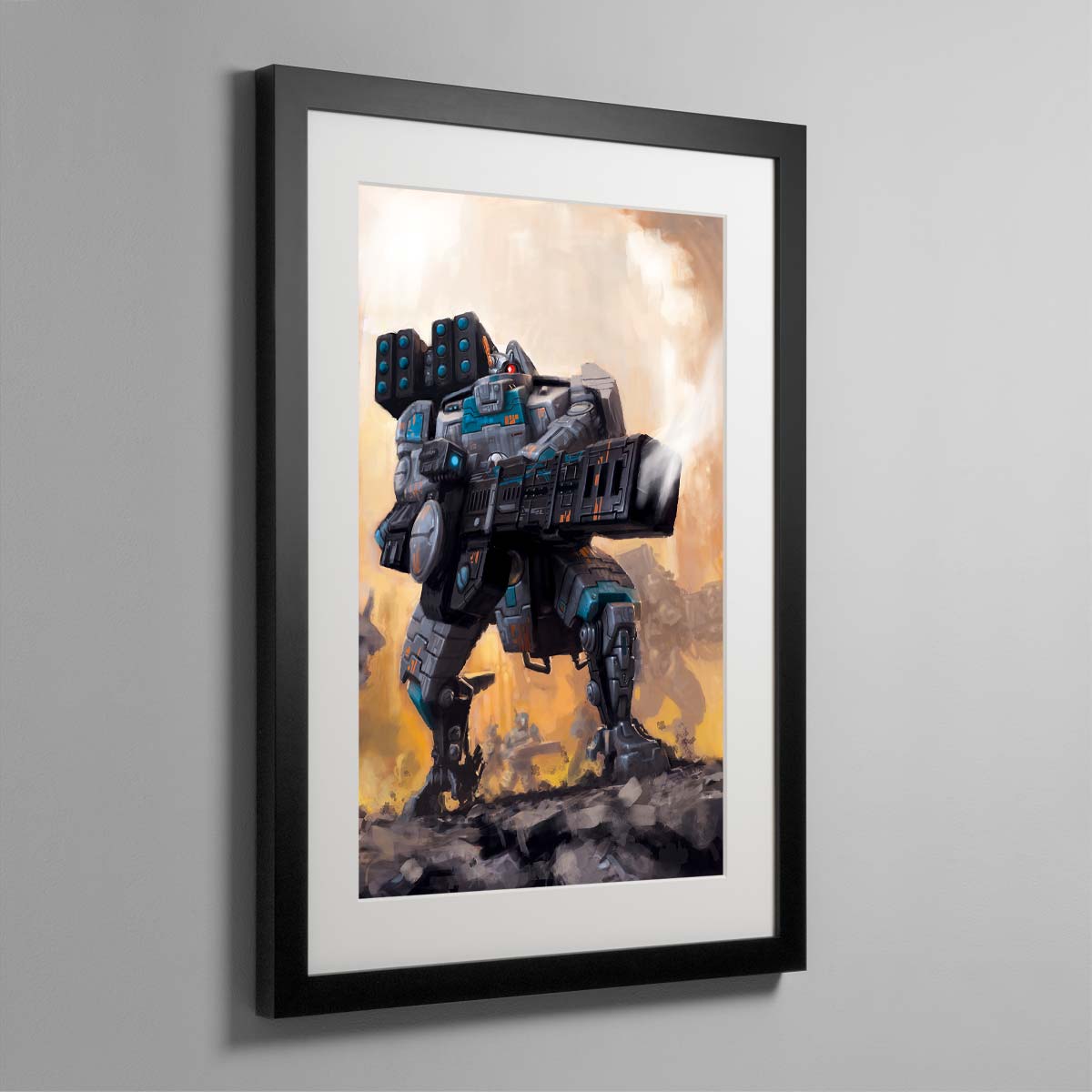 T'au Broadside Battlesuit Art Print – Warhammer 40K Collectible ...