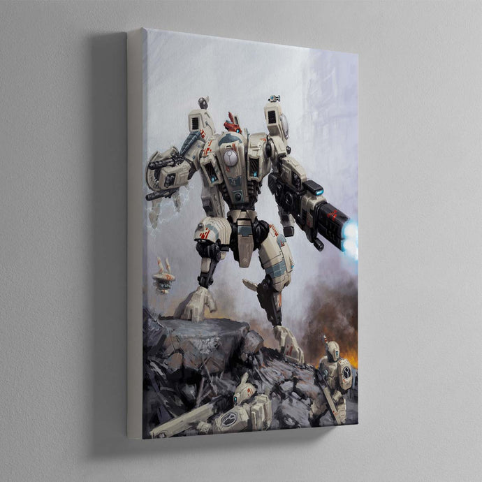 T'au Riptide Battlesuit Art Print – Warhammer 40K Collectible ...