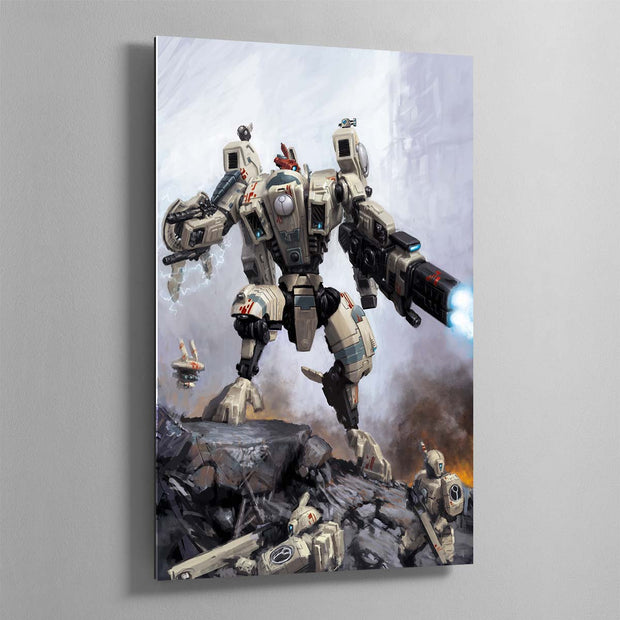 T'au Riptide Battlesuit Art Print – Warhammer 40K Collectible ...
