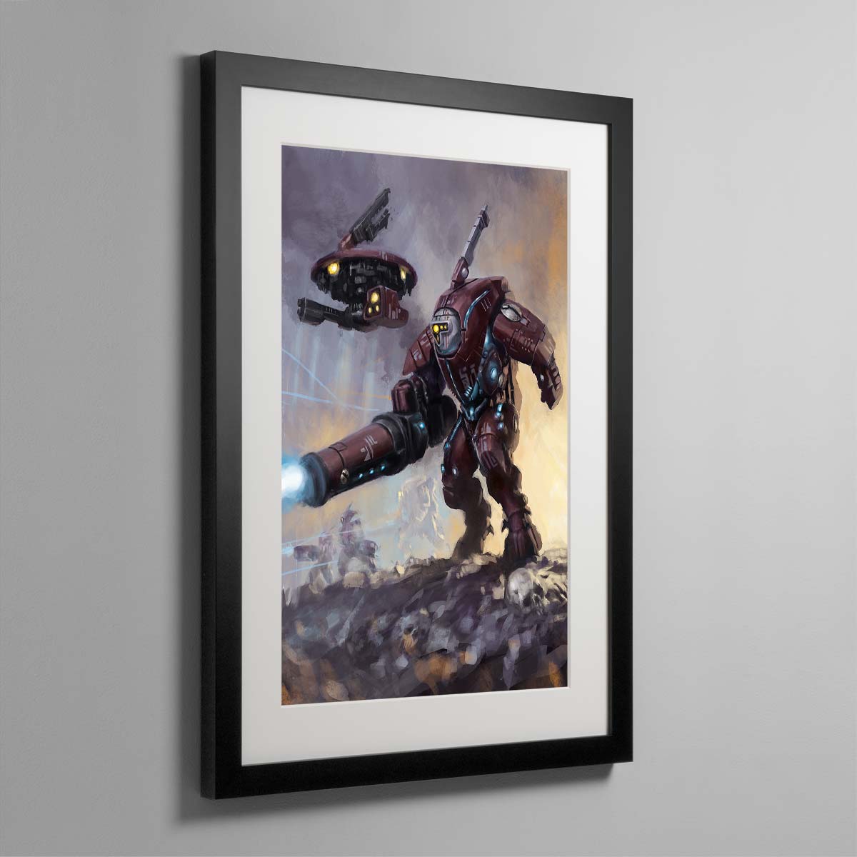 T'au Stealth Team Art Print – Warhammer 40K Collectible – Warhammer Art