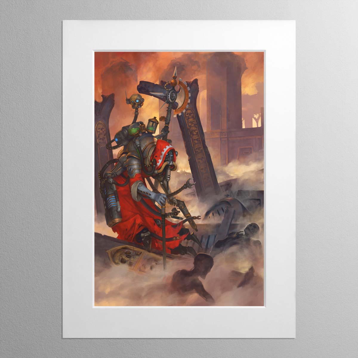 Tech-Priest Dominus Art Print – Warhammer 40K Collectible – Warhammer Art