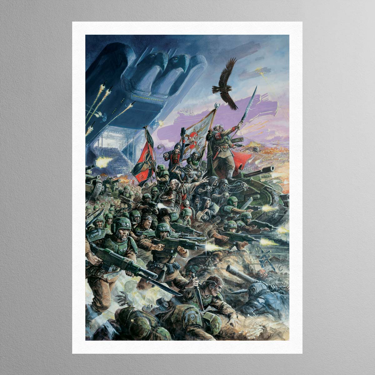 The Astra Militarum Art Print – Warhammer 40K Collectible – Warhammer Art