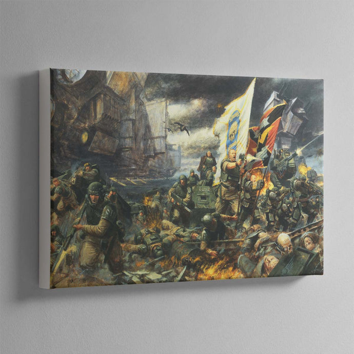 The Battle of Tyrok Fields Art Print – Warhammer 40K Collectible ...