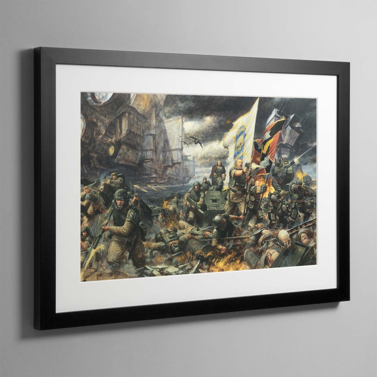 The Battle of Tyrok Fields Art Print – Warhammer 40K Collectible ...