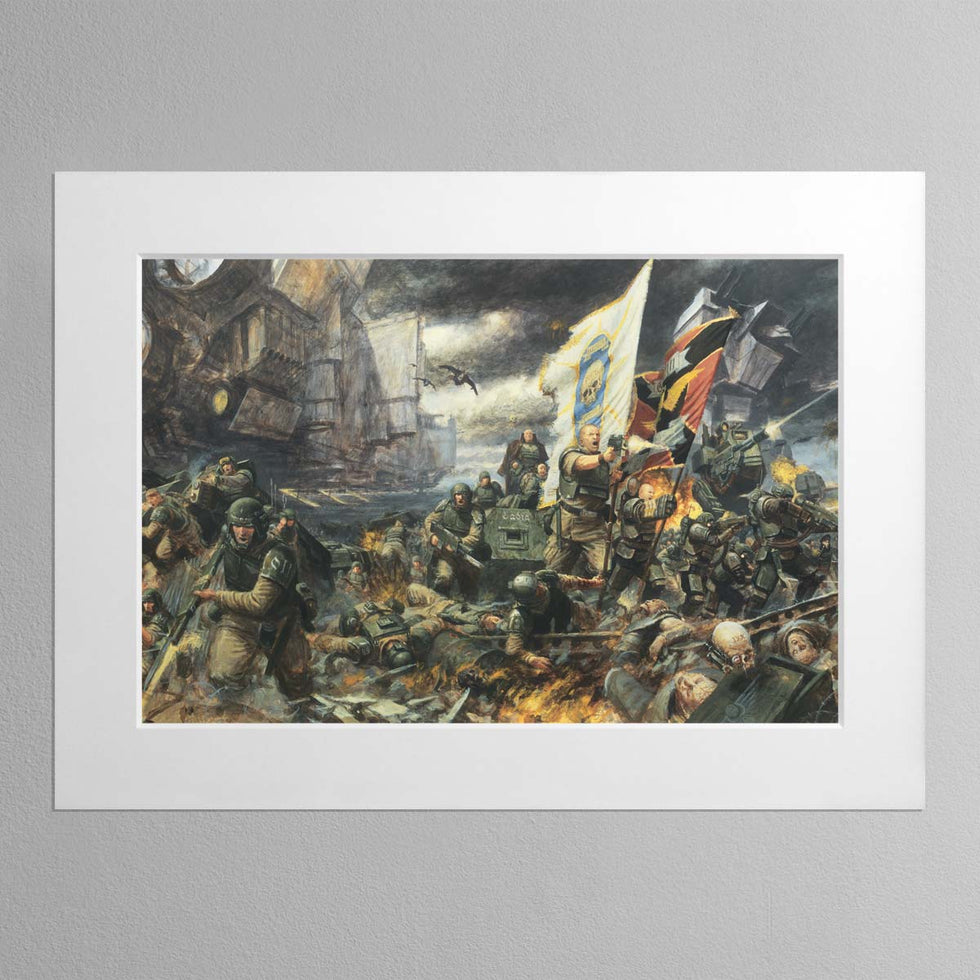 The Battle of Tyrok Fields Art Print – Warhammer 40K Collectible ...
