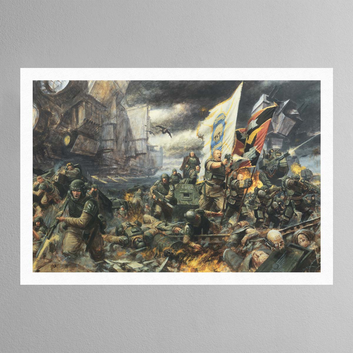 The Battle of Tyrok Fields Art Print – Warhammer 40K Collectible ...