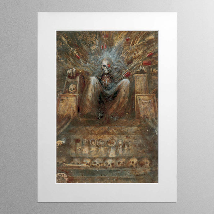 The Emperor Sits Upon His Golden Throne Art Print – Warhammer 40K ...