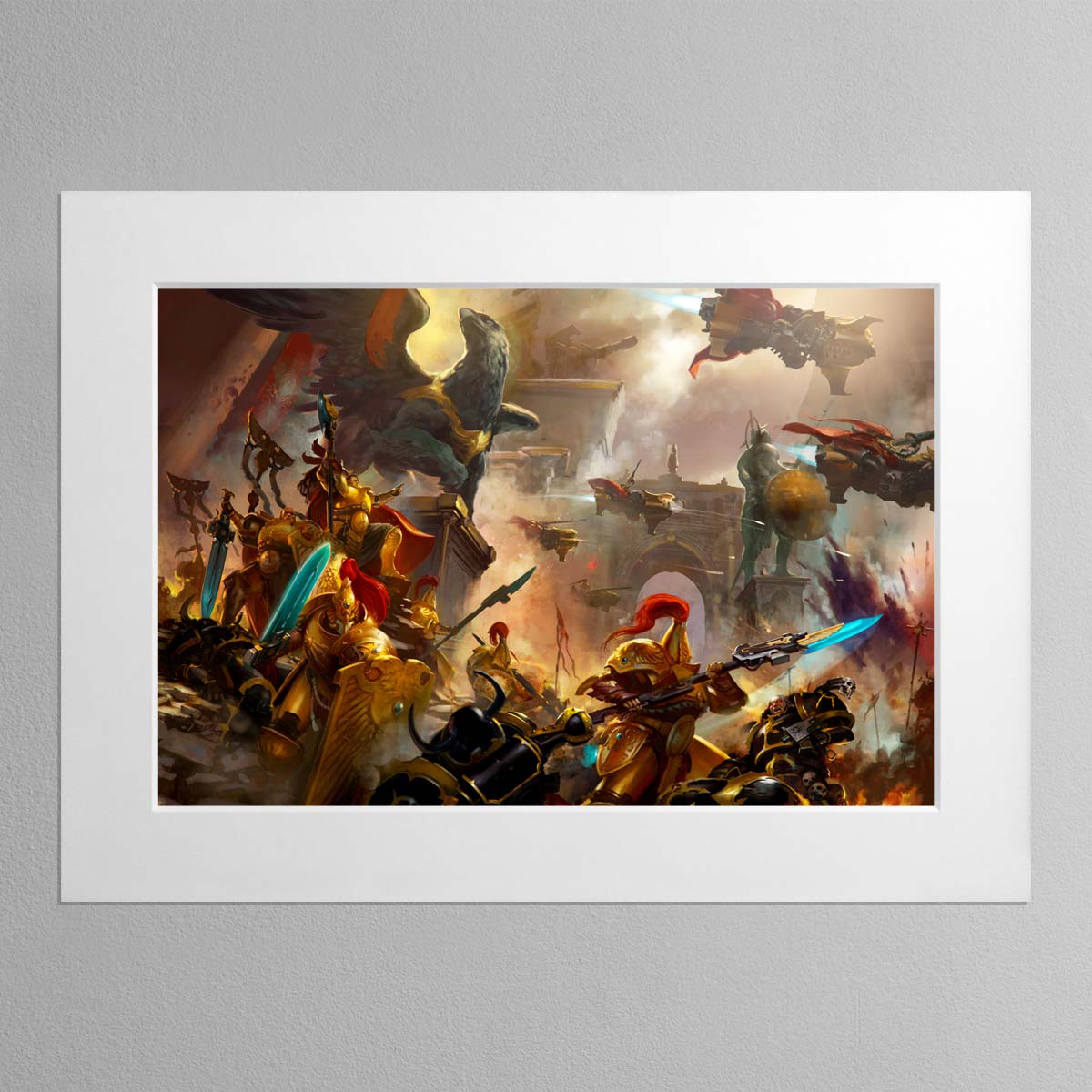 The Golden Legion Art Print – Warhammer 40K Collectible – Warhammer Art