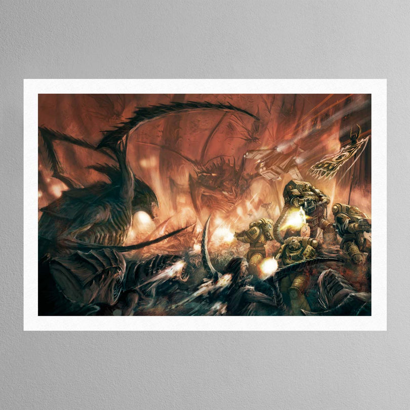 The Last Stand Art Print – Warhammer 40K Collectible – Warhammer Art