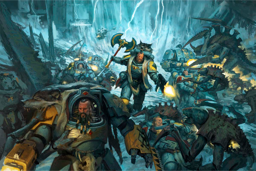 The Sons of Russ Art Print – Warhammer 40K Collectible – Warhammer Art