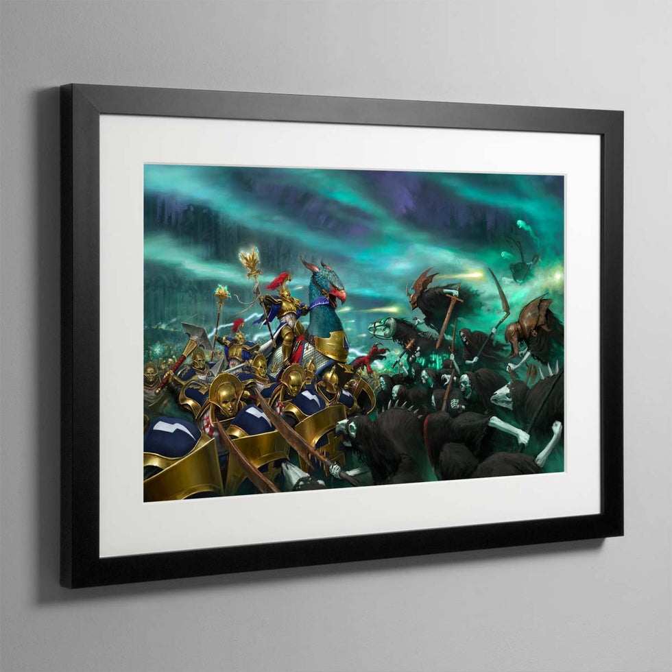 The Soul Wars Art Print – Age of Sigmar Collectible – Warhammer Art