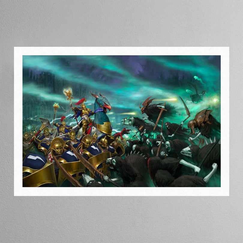 The Soul Wars Art Print – Age of Sigmar Collectible – Warhammer Art