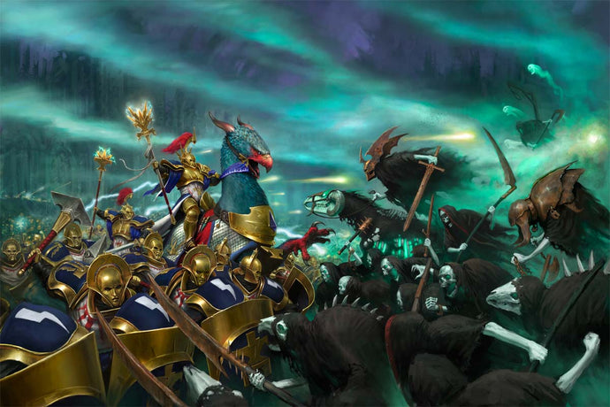 The Soul Wars Art Print – Age of Sigmar Collectible – Warhammer Art