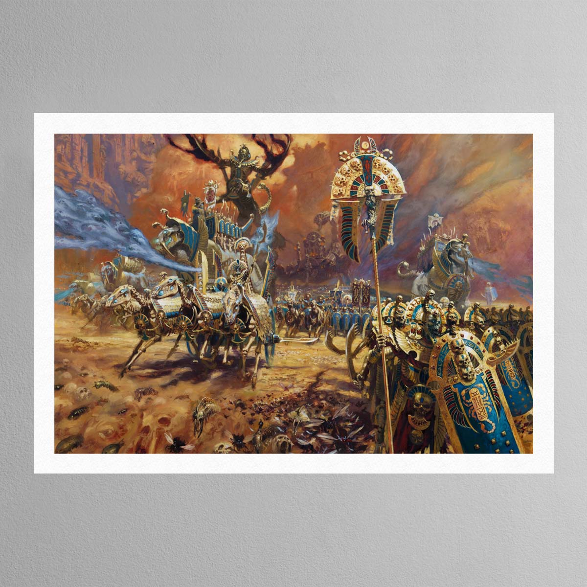 The Tomb Kings of Khemri Art Print – The Old World – Warhammer Art