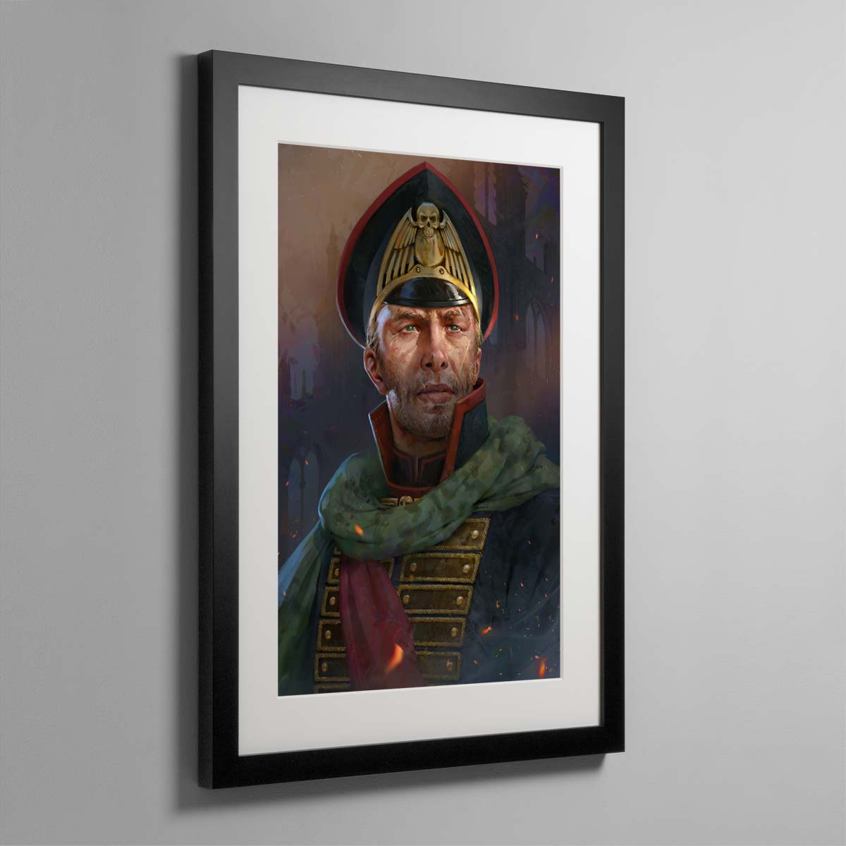 The Warmaster Art Print – Warhammer 40K Collectible – Warhammer Art