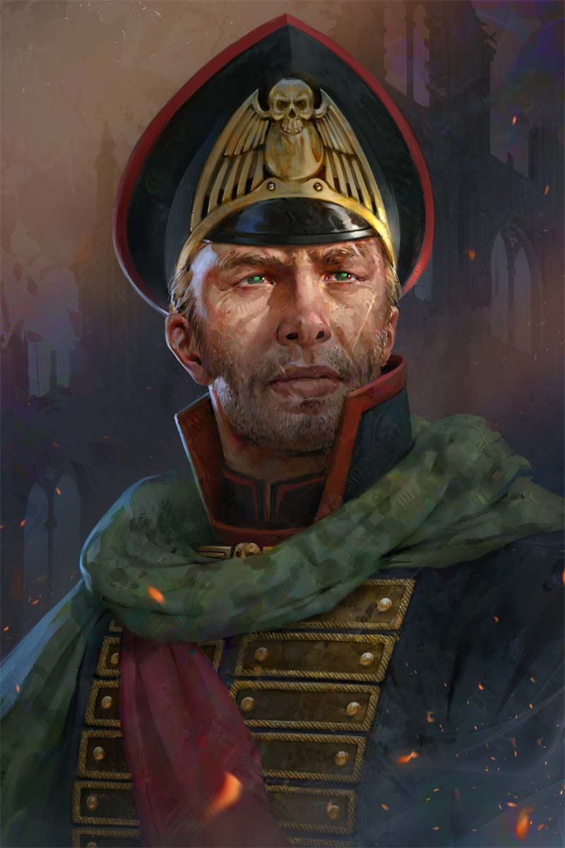 The Warmaster Art Print – Warhammer 40K Collectible – Warhammer Art