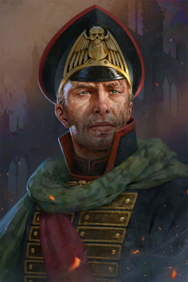 The Warmaster Art Print – Warhammer 40K Collectible – Warhammer Art