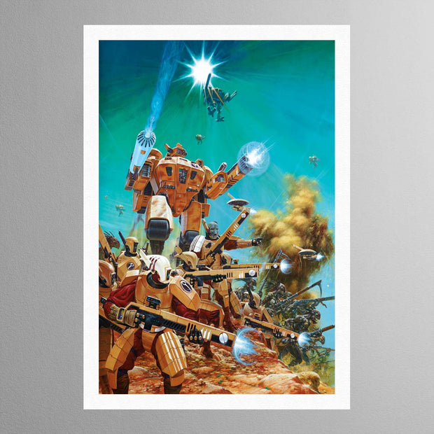 Third Edition T'au Codex Cover Art Print – Warhammer 40K Collectible ...