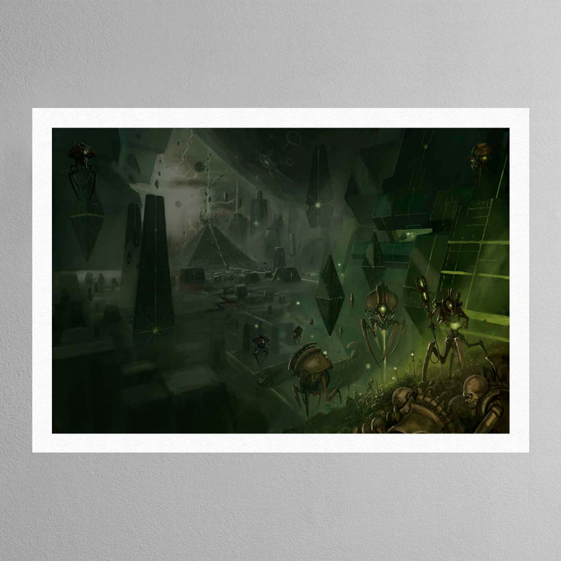Tomb World Art Print – Warhammer 40K Collectible – Warhammer Art