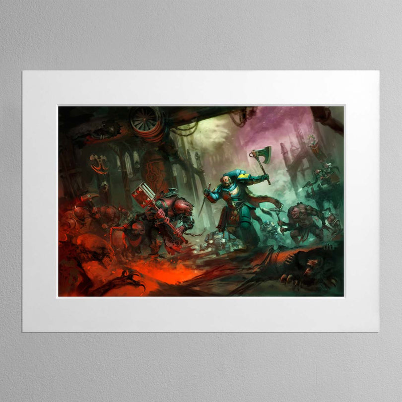Tooth and Claw cover Art Print – Warhammer 40K Collectible – Warhammer Art