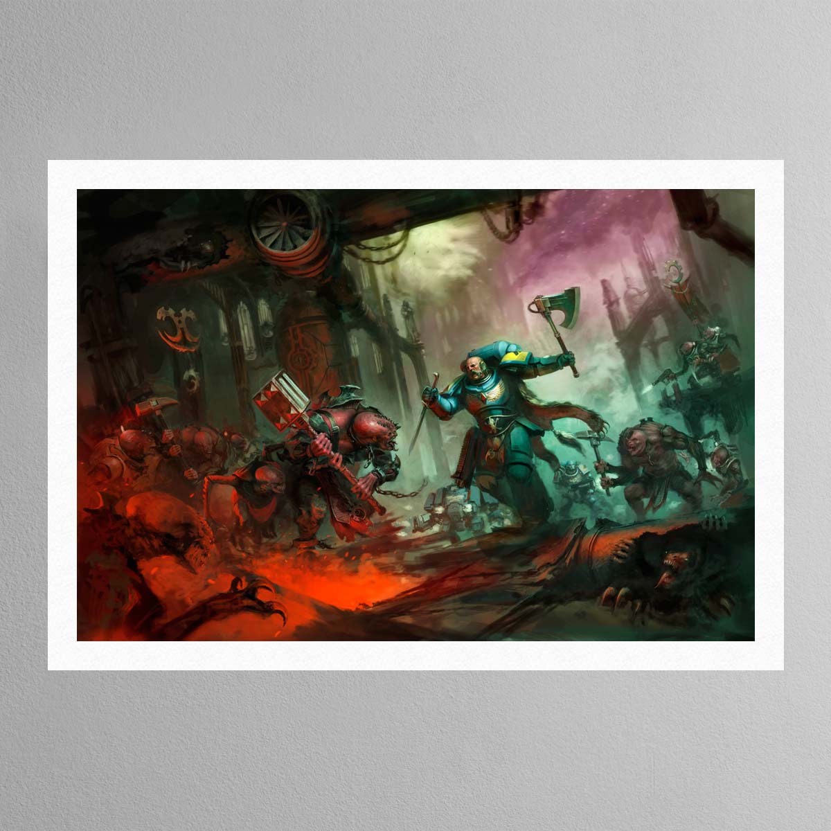Tooth and Claw cover Art Print – Warhammer 40K Collectible – Warhammer Art