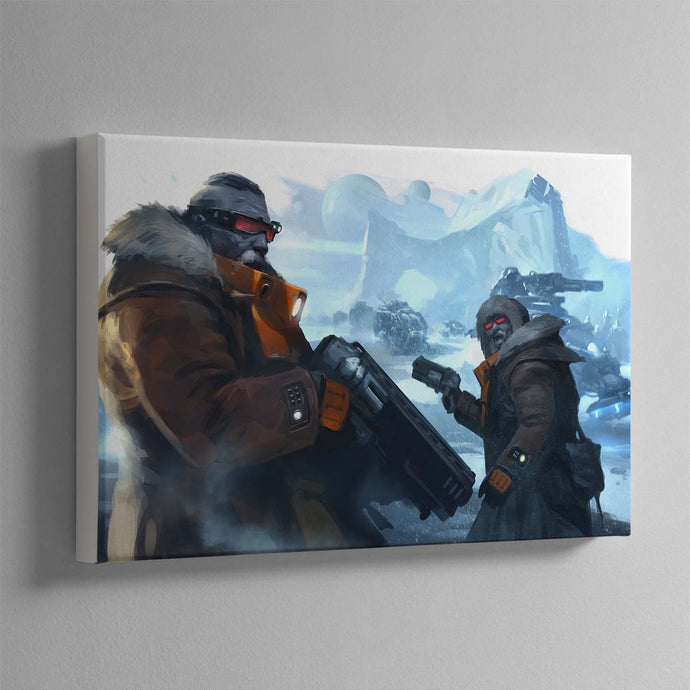 Trans-Hyperian Alliance Hearthkyn Warriors Art Print – Warhammer 40K ...