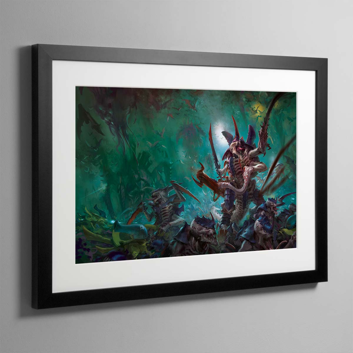 Tyranid Cover Art Art Print Warhammer 40k Collectible Warhammer Art