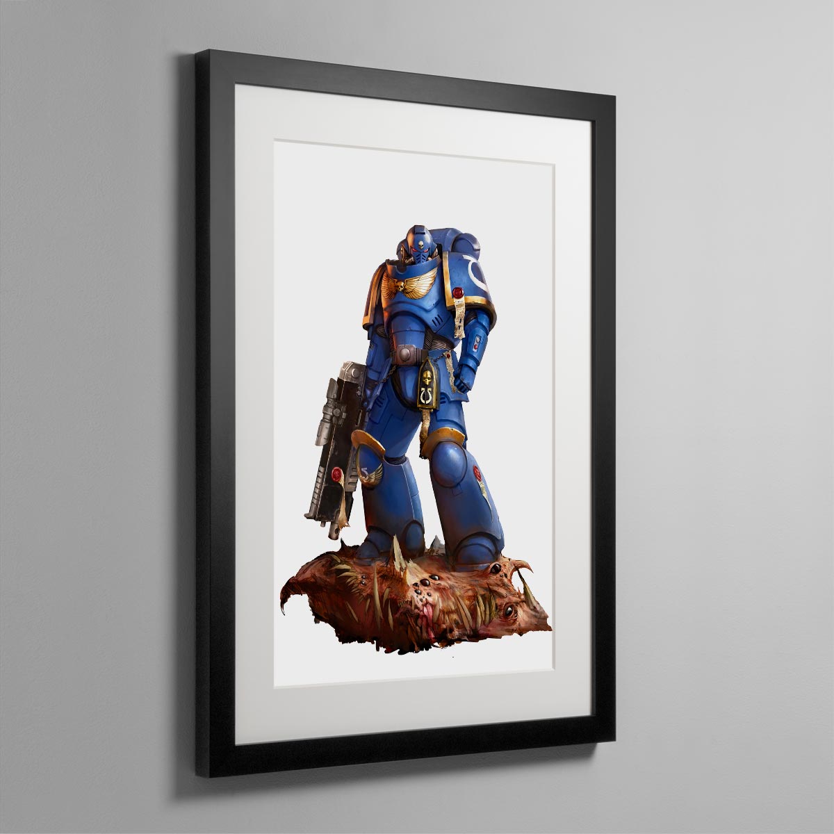 Ultramarines Intercessor Art Print – Warhammer 40K Collectible ...